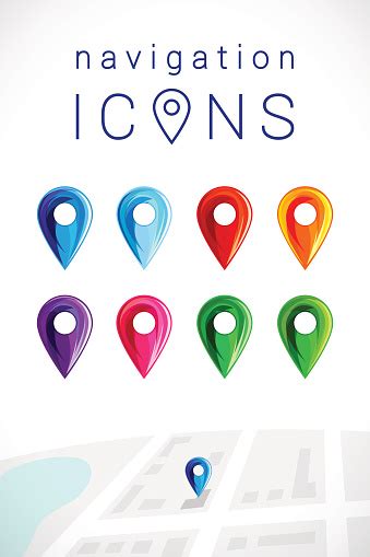 Navigation Pointer Icons Royalty Free Vector Stock Freeimages
