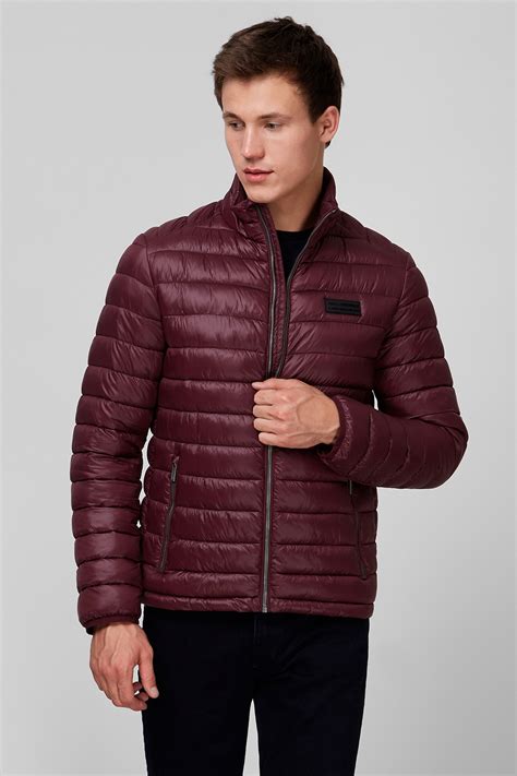 Мужская бордовая куртка Karl Lagerfeld 502590.505090;270 — Ultrashop