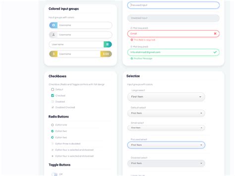 Web Elements From Style Input Style By Ali Ahmadi On Dribbble