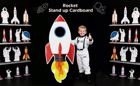 Apudwn 552 Rocket Cardboard Cutout Life Size Stand Up