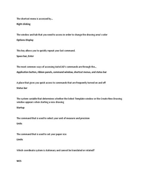 the shortcut menu is accessed by right clicking and other autocad commands pdf circle menu