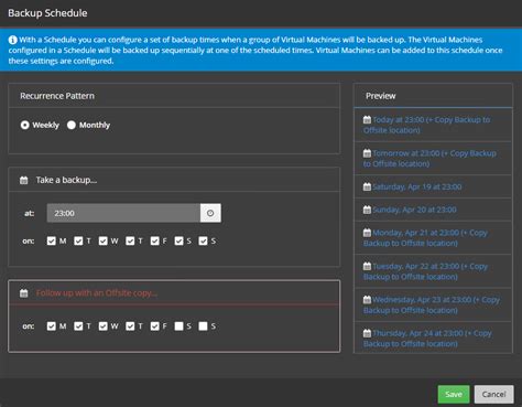 Scheduling Vm Backups And Cdp Continuous Data Protection Hornetsecurity Knowledgebase