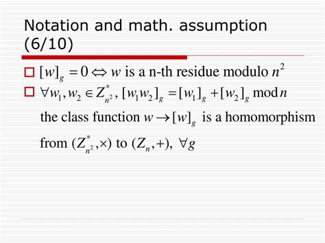 Ppt Public Key Cryptosystems Based On Composite Degree Residuosity