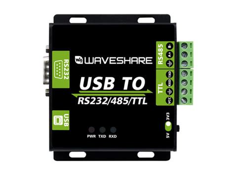 Getuscart Waveshare Usb To Rs232 Rs485 Ttl Industrial Isolated Converter With Original