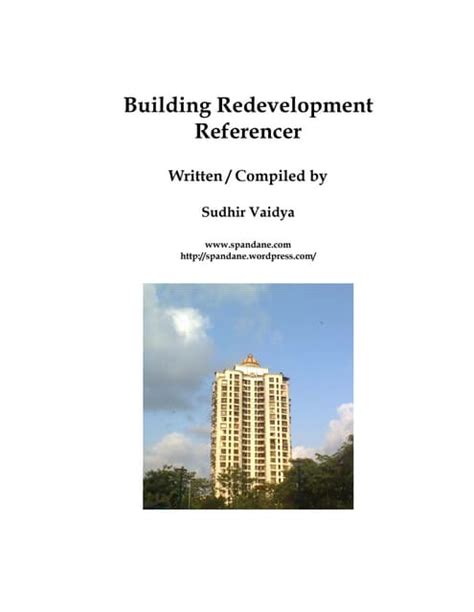 03 Flow Chart Redevelopment Of The Building Pdf Developmental Sites Real Estate