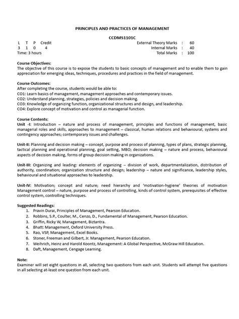 Bba Syllabus New Nep Pdf Microeconomics Economics