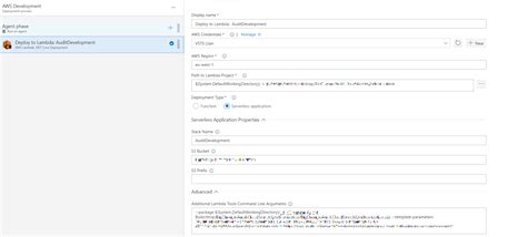 Error While Running Aws Lambda Net Core Deployment Task · Issue 80 · Awsaws Toolkit Azure
