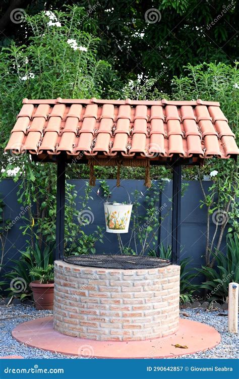 Water Cistern Pleasant Place Pit Hole To Extract Water Source Of Life Stock Image Image Of