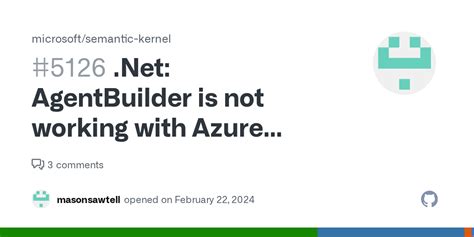 Net Agentbuilder Is Not Working With Azure Openai · Issue 5126