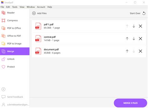 Comment Fusionner Des Fichiers Pdf Avec Le Lecteur Adobe Smallpdf