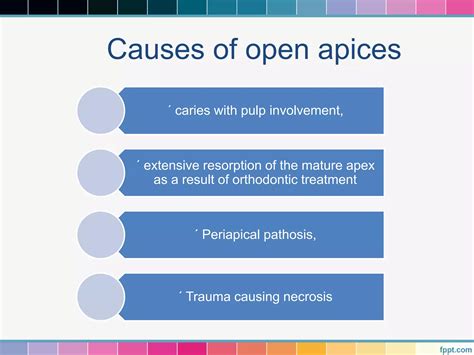 Apexogenesis Apexification PPTX