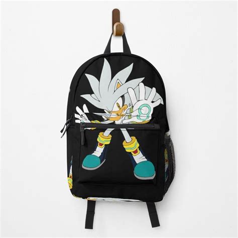 Silver Sonic The Hedgehog Backpack In 2025 Silver The Hedgehog Backpacks For Sale Sonic The