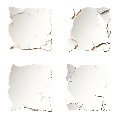 현실적인 찢어진 종이 세트 광고하는 요소 찢어진 Png 일러스트 및 이미지 에 대한 무료 다운로드 Pngtree