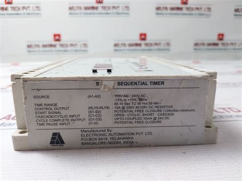 Electronic St 10m1 Sequential Timer Aeliya Marine