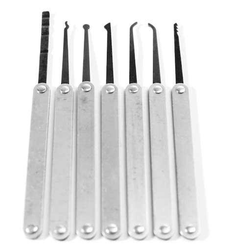 Premium Photo Lock Picks Isolated On White