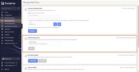 Mail Routing Domain Exclaimer Knowledge Base