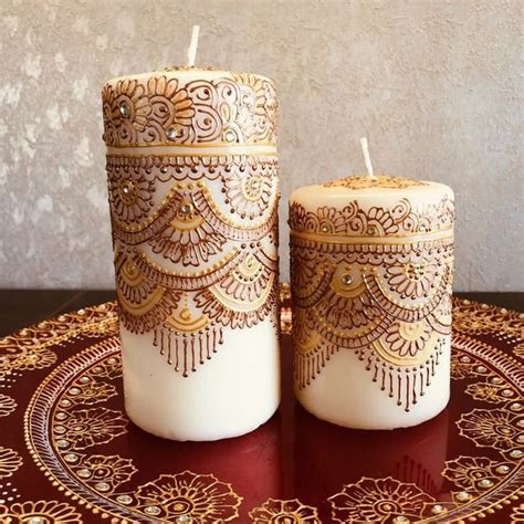 Henna Candles Etsy