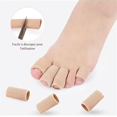 Pansement Cors Au Pied Silicone Découpable Protege Orteil 6