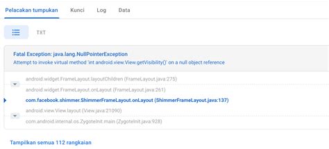 Viewgetvisibility Nullpointerexception · Issue 94 · Facebookarchive