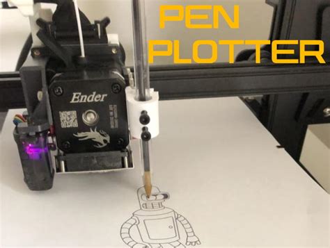 Pen Plotter For Sprite Extruder ~ Ender 3 S1 By Fizzy Chickens Download Free Stl Model