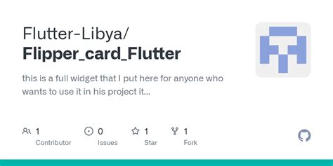 GitHub Flutter Libya Flipper Card Flutter This Is A Full Widget That