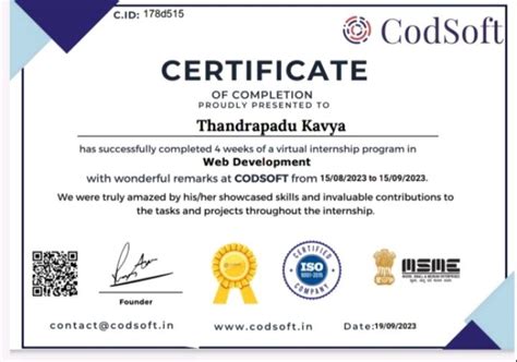 Kavya Goud On Linkedin Codesoft Cip Webdevelopment