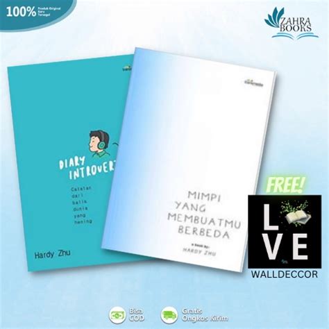Jual Diary Introvert And Mimpi Yang Membuatmu Berbeda Hardy Zhu Fre
