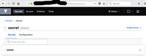 Web Ui Fails To List Secrets When The Path Contains A Character · Issue 6282 · Hashicorp