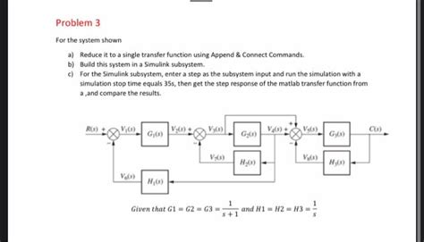 solved problem 3 for the system shown a reduce it to a