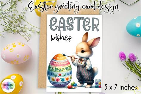 Happy Easter Card Cute Binnies Easter Png Retro Easter