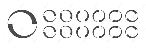 Circular Loading Buffering Icons Vector Preloader Circular Interface Vector Preloader Circular