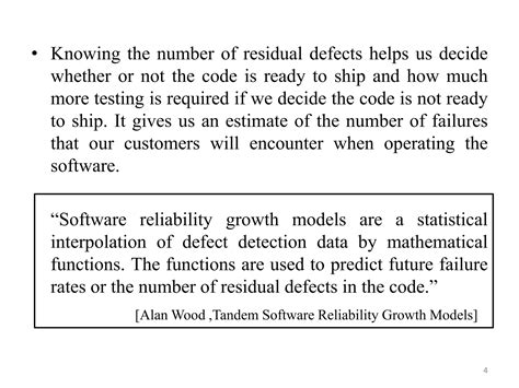 Software Reliability Growth Model Pptx Computer Software And Applications Computing