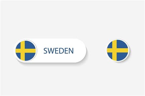 스웨덴의 단어 모양타원형의 그림에 스웨덴 버튼 플래그 그리고 버튼 플래그 스웨덴 0명에 대한 스톡 벡터 아트 및 기타 이미지 0명 국가 지리적 지역 국기 Istock