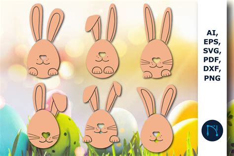 Easter Egg With Bunny Ears Svg Bundle Graphic By Ngised · Creative Fabrica
