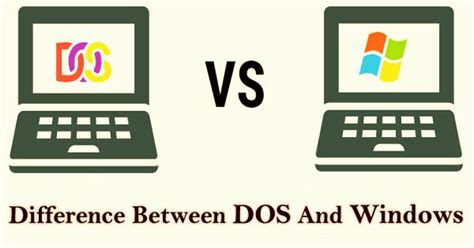 Difference Between Dos And Windows Vrogue Co