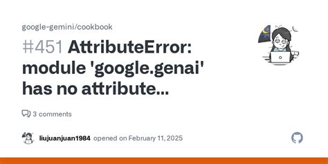 Attributeerror Module Google Genai Has No Attribute Generativemodel Issue Google