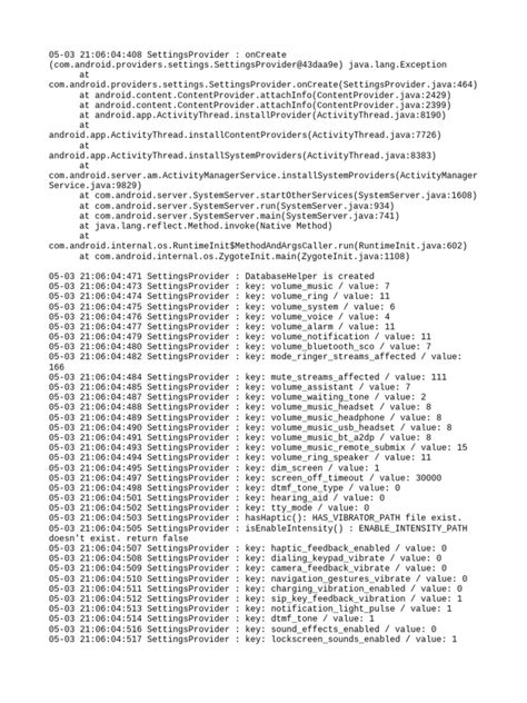 Settings Provider Pdf Java Programming Language Software