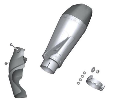 Bmw Akrapovic Sport Exhaust Pipe For S1000r And S1000rr