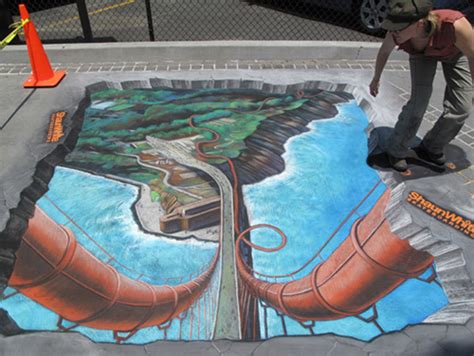 3d Sidewalk Chalk Art