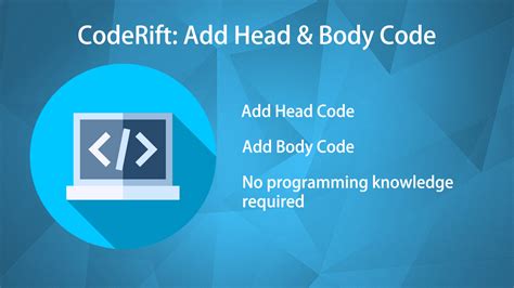 coderift add head and body code add head code and add body code to your shopify shopify app