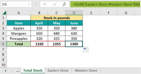 3d Reference In Excel Formula Example How To Use