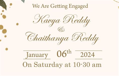 Kavya Reddy With Chaithanya Reddy
