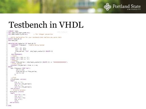 PPT Fibonnaci Sequence Generator And T Estbench In VHDL PowerPoint