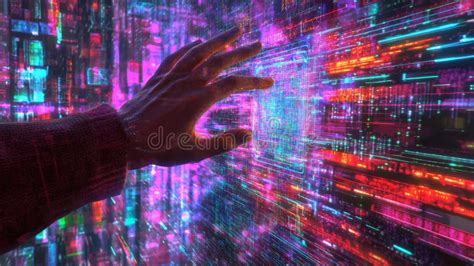 Hand Of Businessman Interacting With Cutting Edge Digital Technology