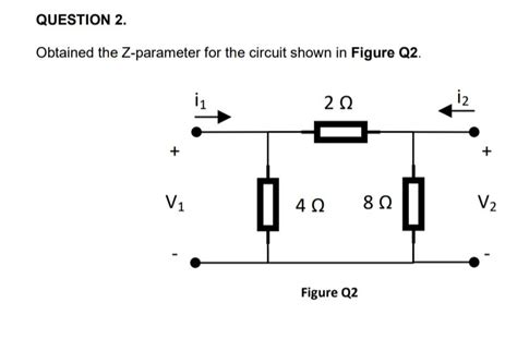 Solved QUESTION Obtained The Z Parameter For The Circuit Chegg Com