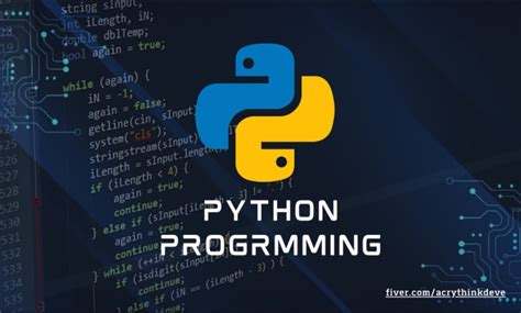 Create A Python Scripts By Acrythinkdeve Fiverr