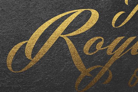 Gold Text Effect Vol Hyperpix