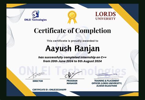 Aayush Ranjan On Linkedin Im Happy To Share That Ive Obtained A New