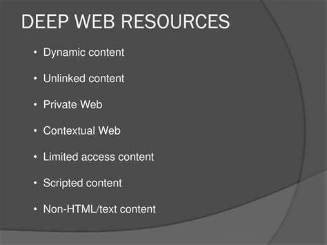 deep web technology powerpoint slides learnpick india