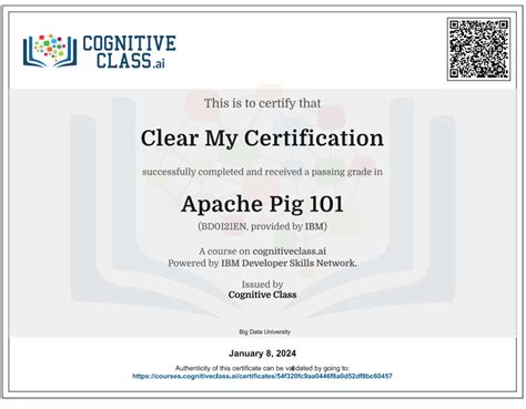Apache Pig 101 Cognitive Class Exam Quiz Answers